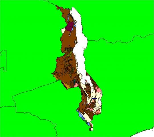 Geology Map of Malawi | Orr & Associates