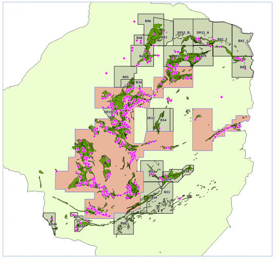 Zimbabwe 100,000 scale Geology - Release 2 | Orr & Associates